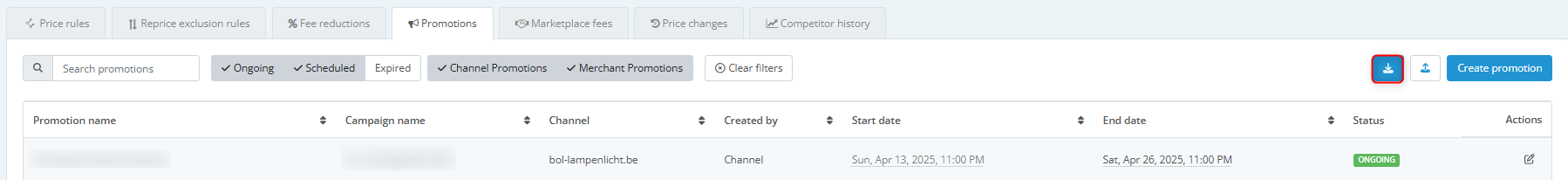 ChannelEngine: promotions – ChannelEngine Help Center