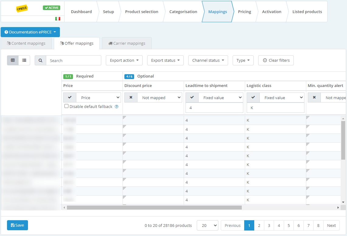 ePRICE: marketplace guide – ChannelEngine Help Center